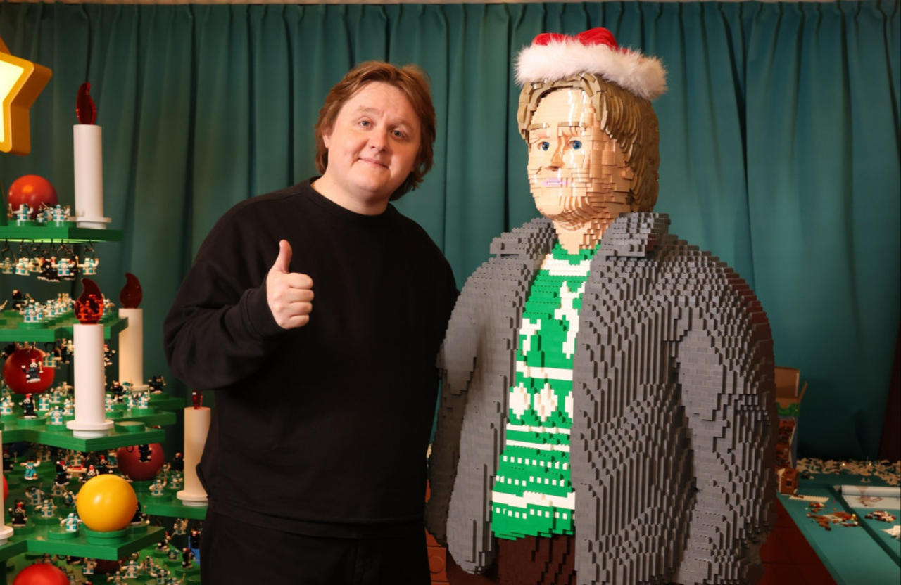 Lewis Capaldi has been given a life-sized LEGO - One News Page VIDEO