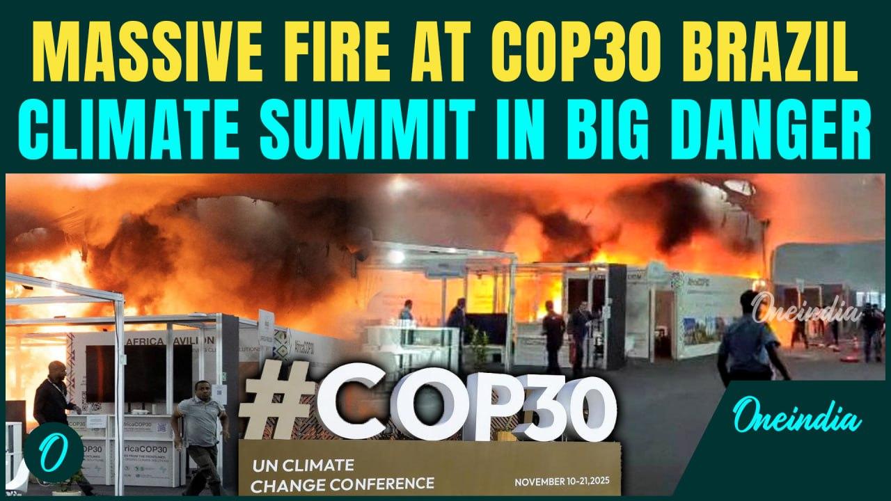 COP30 FIRE DISTURBING VIDEO: Massive Fire FORCES - One News Page VIDEO