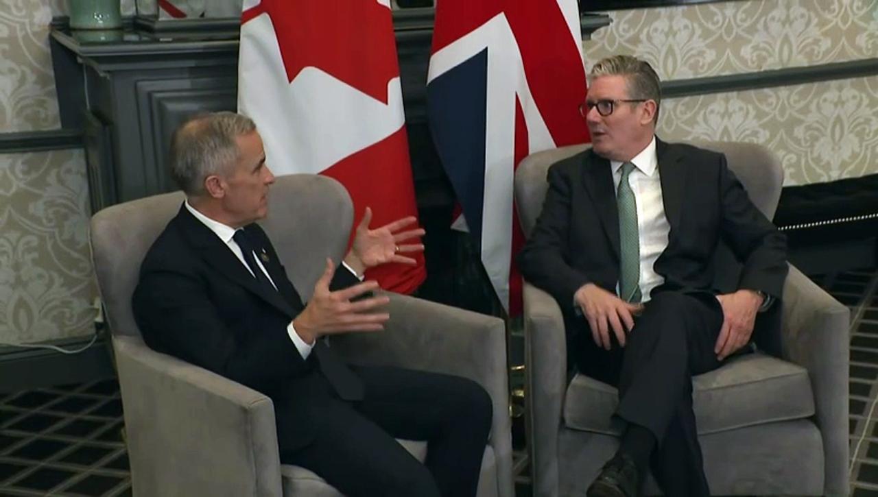 Starmer meets Carney for G20 bilateral talks - One News Page VIDEO
