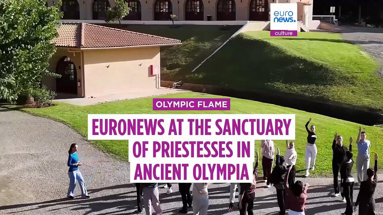 A day in the life of Ancient Olympia with the - One News Page VIDEO