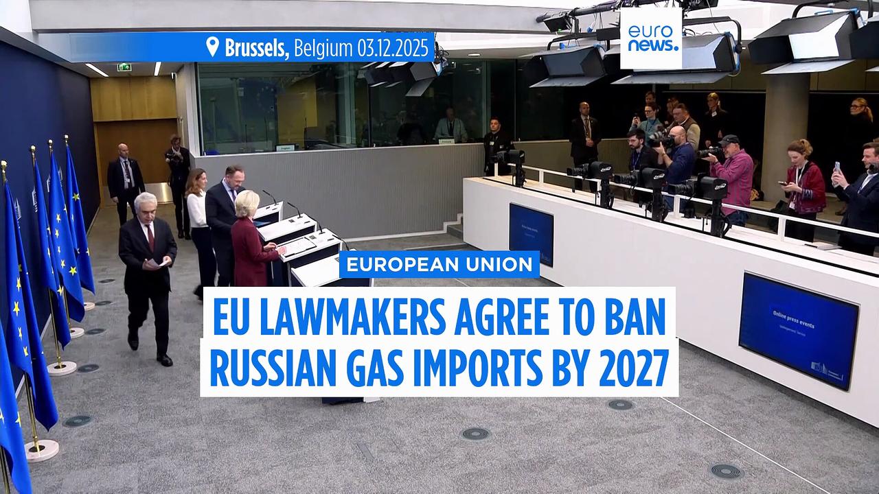 EU lawmakers agree to ban Russian gas imports by - One News Page VIDEO