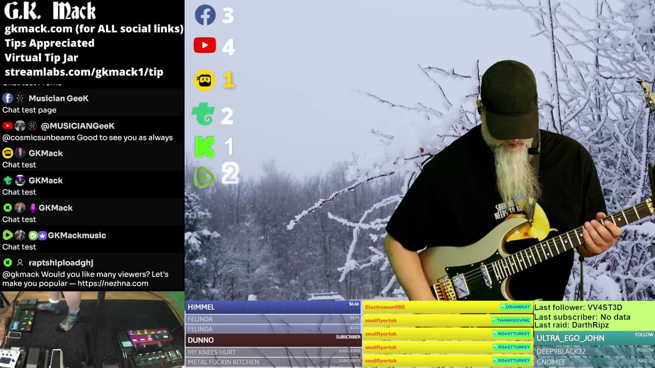 G.K. Mack Live Looping Jackassery & Rants - One News Page VIDEO