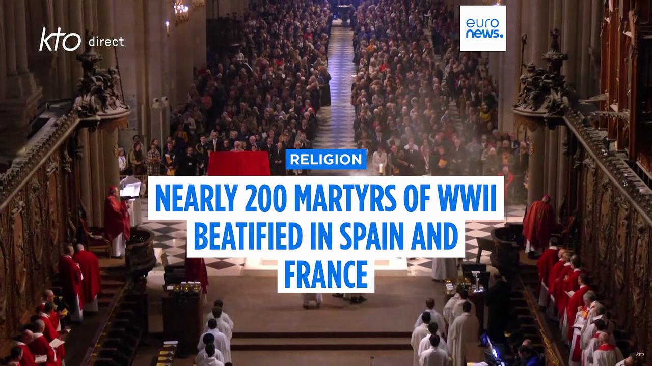 The Catholic Church beatified nearly 200 martyrs - One News Page VIDEO