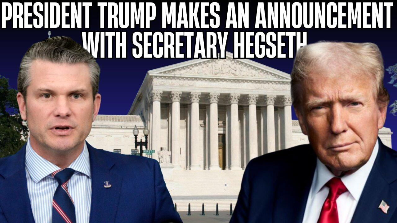 Trump to Make Announcement with Secretary - One News Page VIDEO