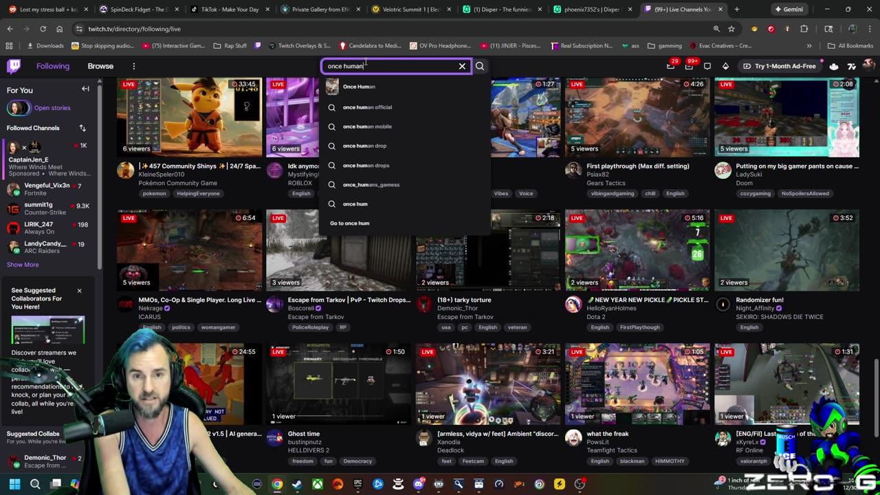 Sponsored Stream, Come Join In! | #ZeroG - One News Page VIDEO