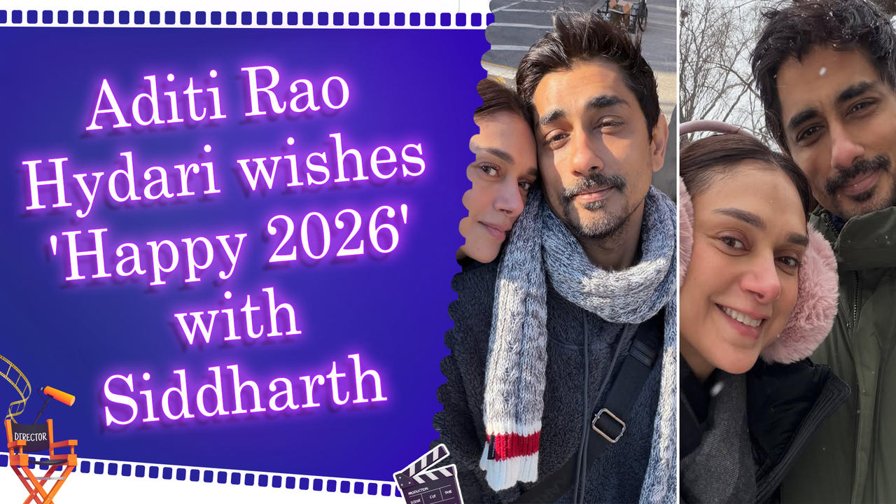 Aditi Rao Hydari welcomes 2026 with husband - One News Page VIDEO