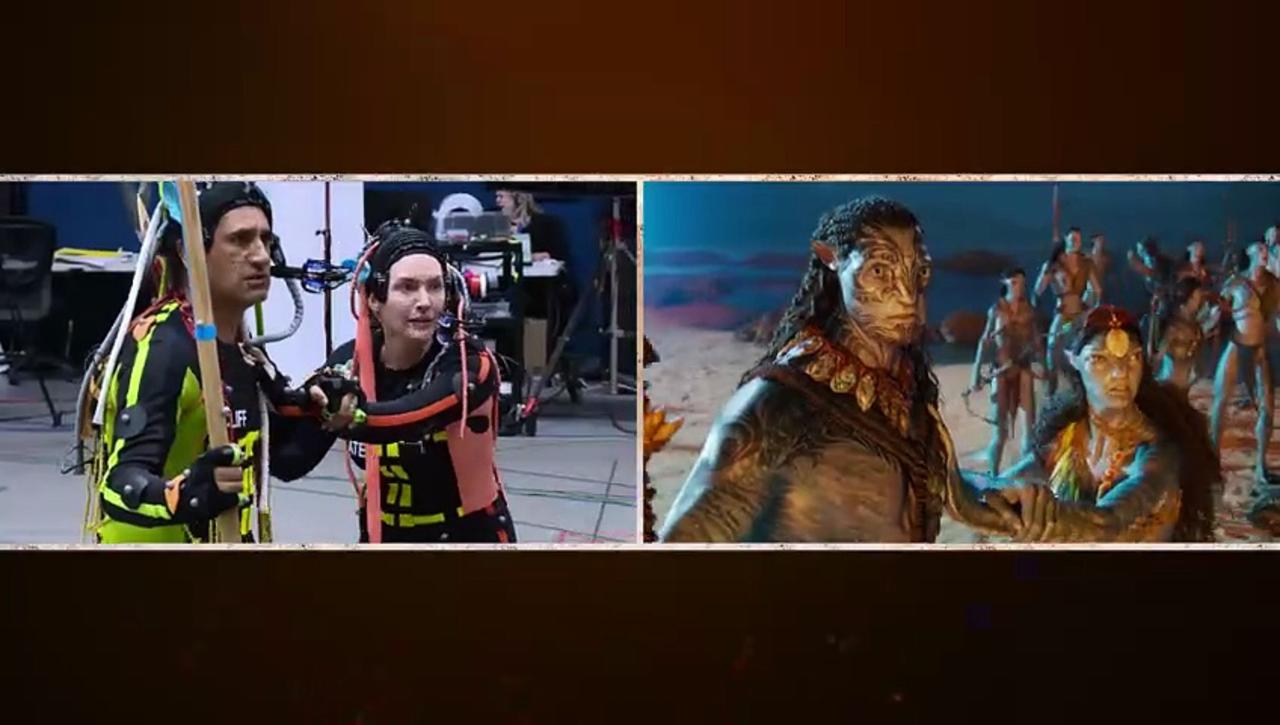 Avatar Fire And Ash Movie Making Of - Side By - One News Page VIDEO