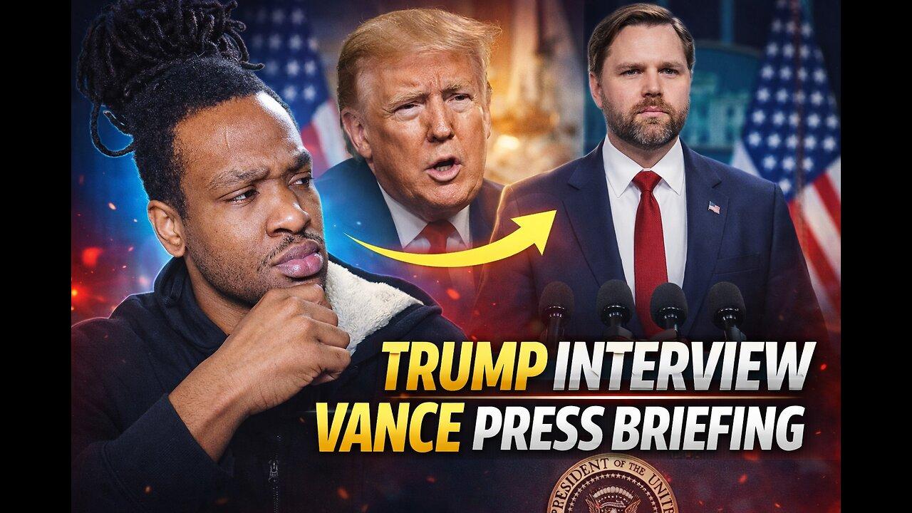TRUMP INTERVIEW PLUS JD VANCE PRESS BRIEFING! - One News Page VIDEO
