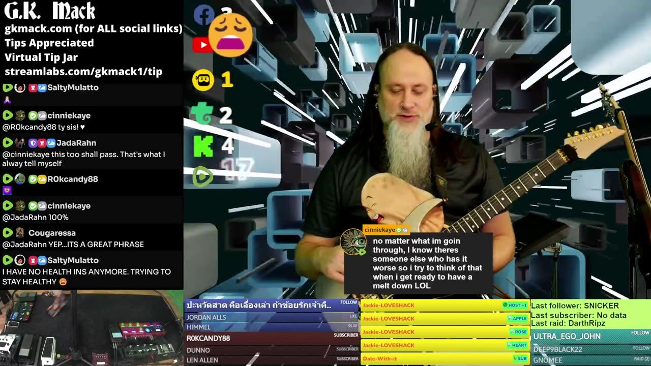 G.K. Mack Live Looping Jackassery & Rants - One News Page VIDEO