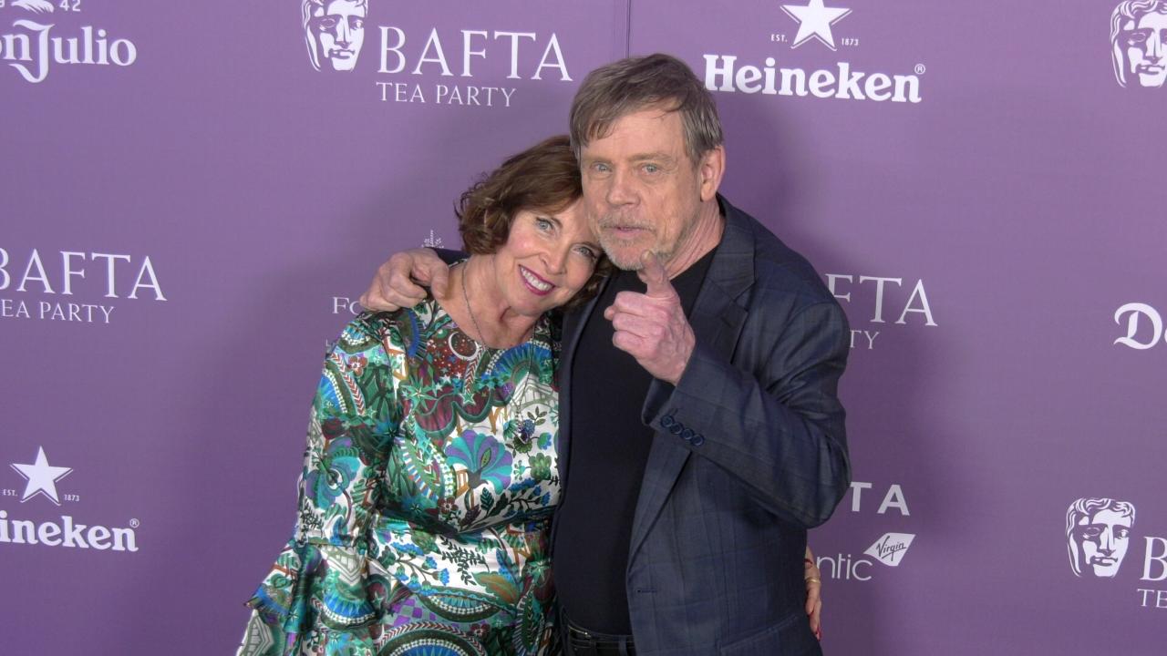 Marilou York and Mark Hamill 2026 BAFTA Tea - One News Page VIDEO
