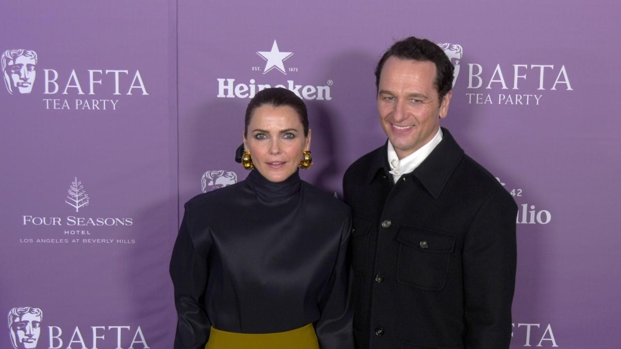 Keri Russell and Matthew Rhys 2026 BAFTA Tea - One News Page VIDEO