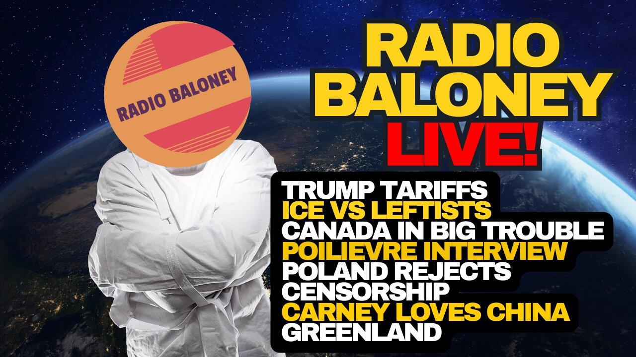 Radio Baloney Live! ICE Vs Loony Left, Cusma In - One News Page VIDEO