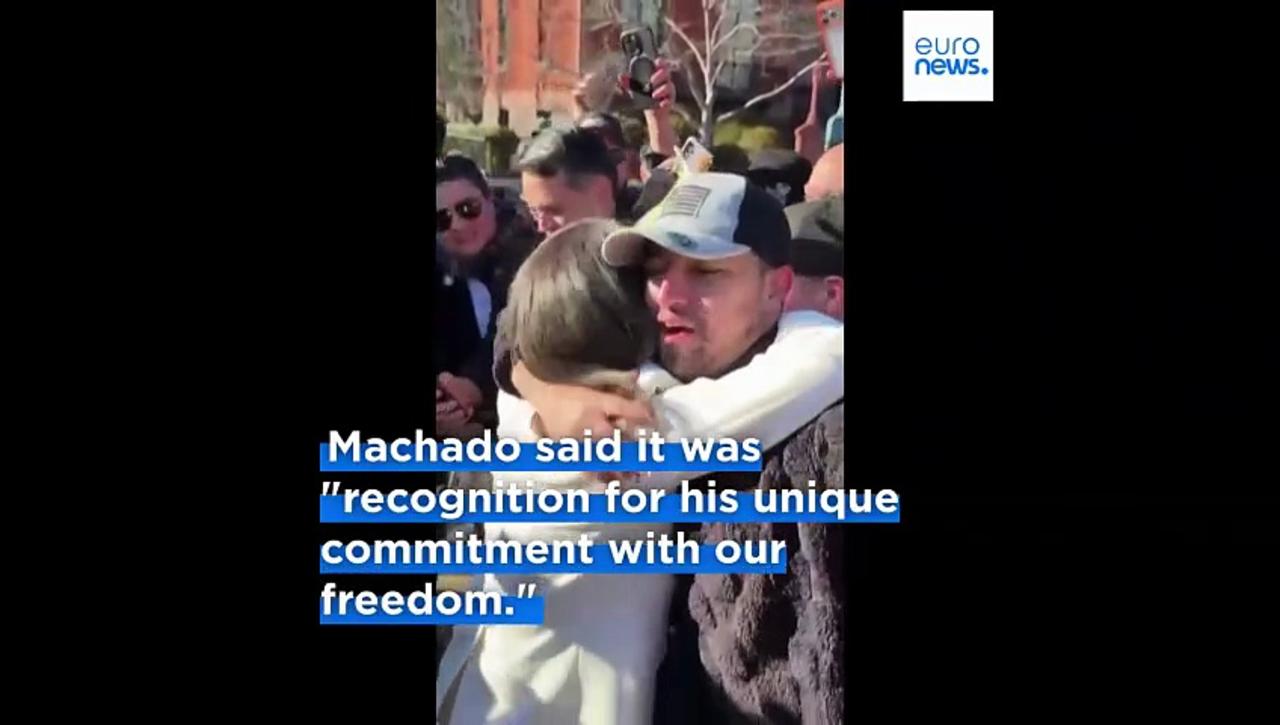 Venezuela's Machado says she 'presented' her - One News Page VIDEO