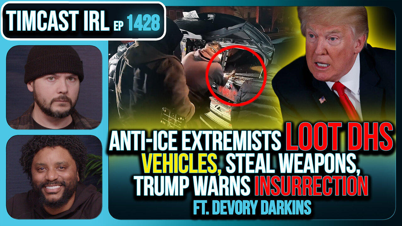 Anti-ICE Extremists LOOT DHS Vehicles, Steal - One News Page VIDEO