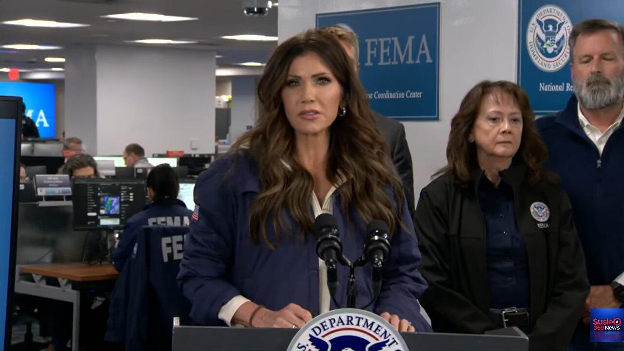 Sec. Noem holds press conference on winter - One News Page VIDEO