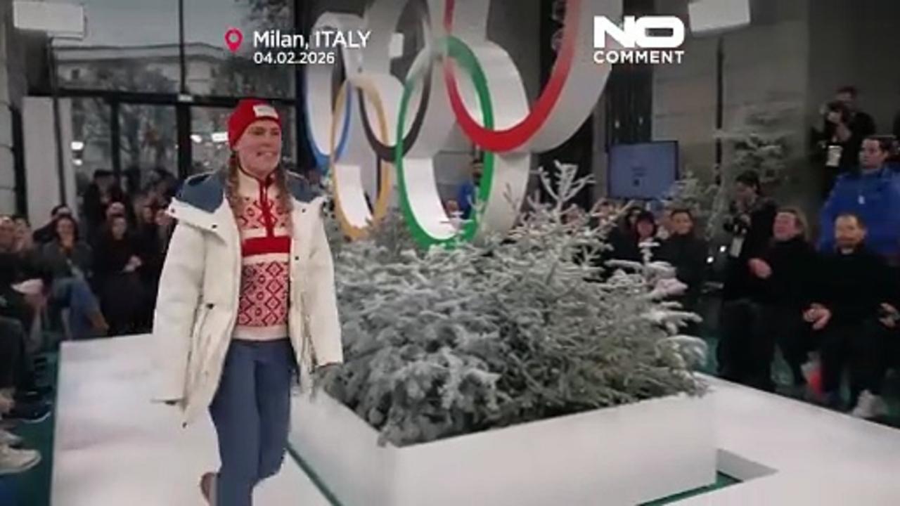Olympians turn runway models as IOC unveils - One News Page VIDEO