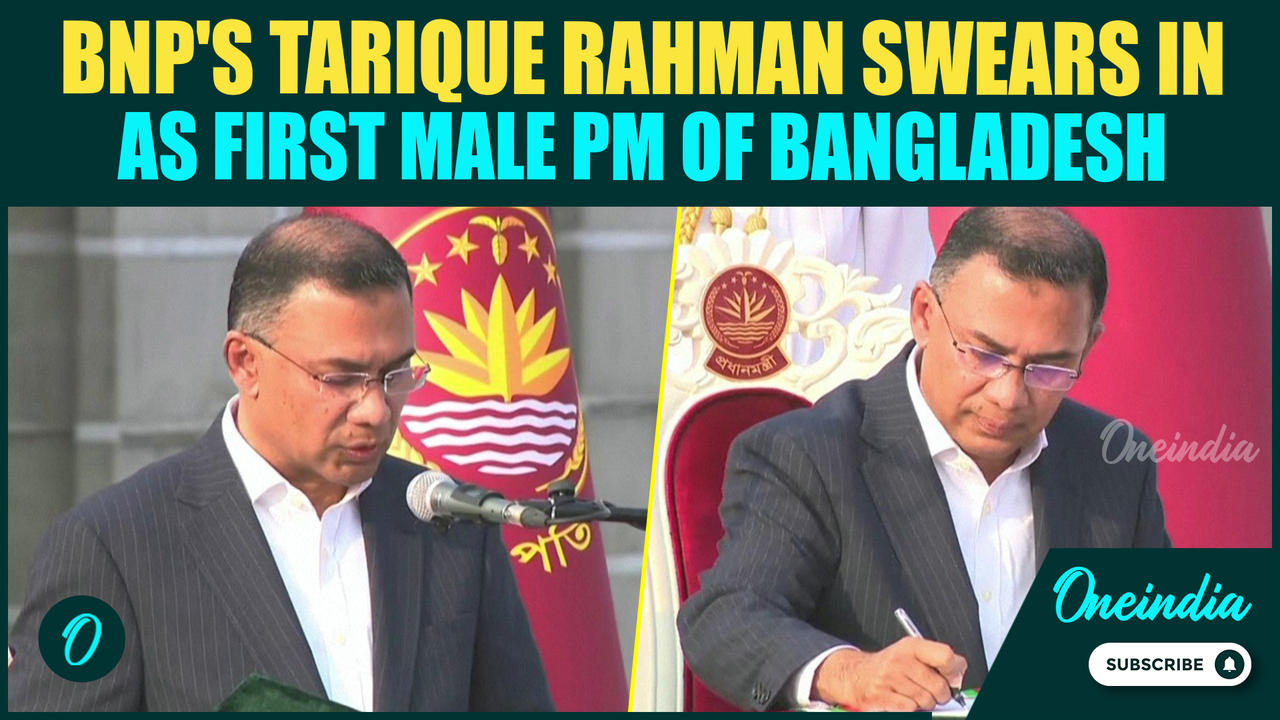 BNP’s Tarique Rahman Takes Oath as Bangladesh - One News Page VIDEO