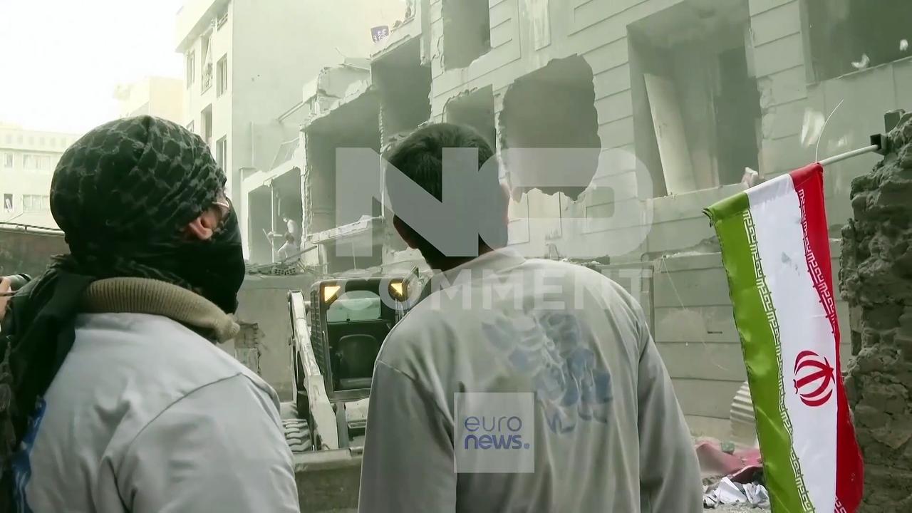 Residents clear rubble after strike damages - One News Page VIDEO
