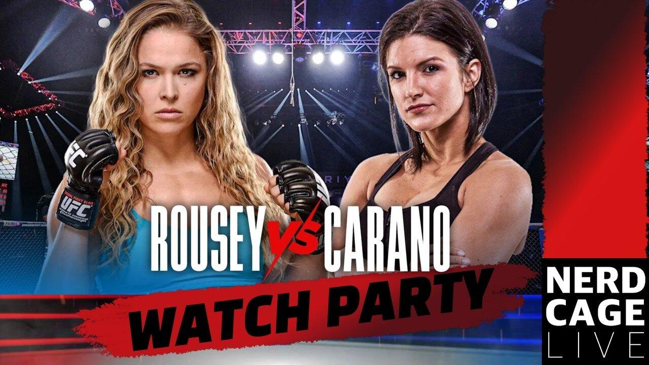 Ronda Rousey Vs Gina Carano Full Fight Card One News Page Video