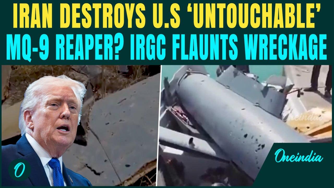 Iran FLAUNTS Downed U.S MQ-9 Reaper Drone in - One News Page VIDEO