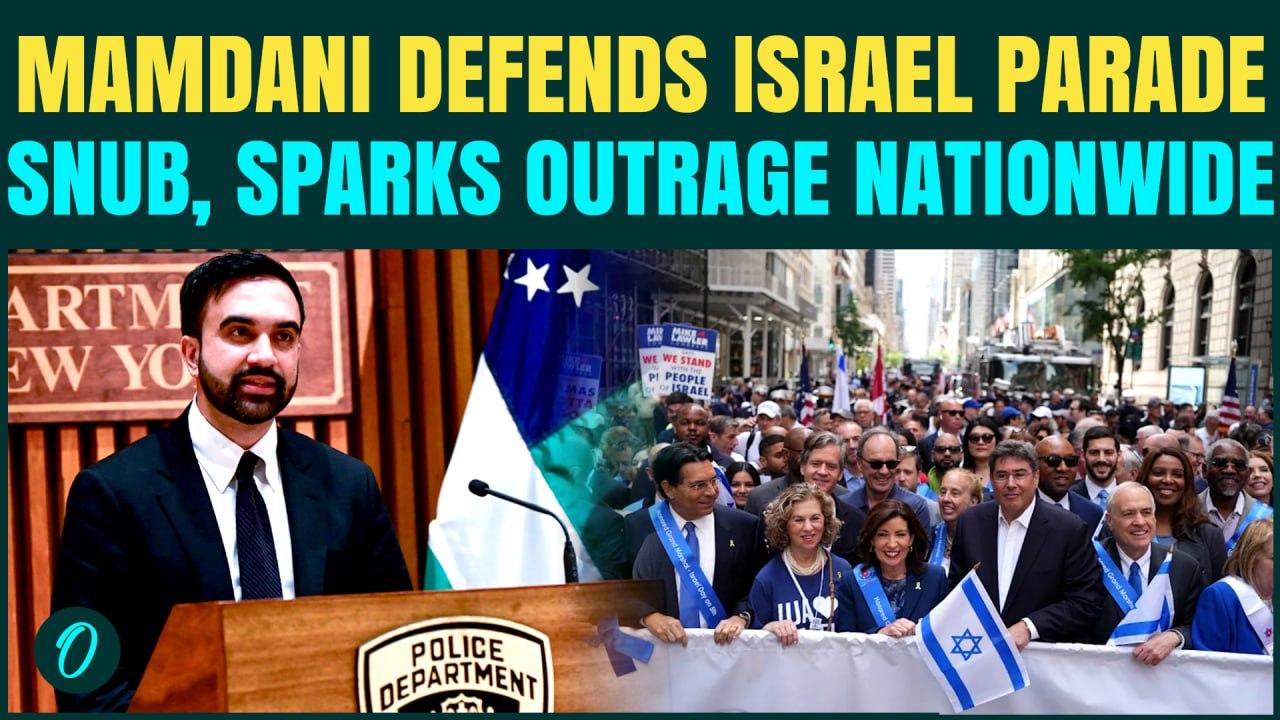 Mamdani BOYCOTTS Israel Day Parade? NYC Mayor - One News Page VIDEO