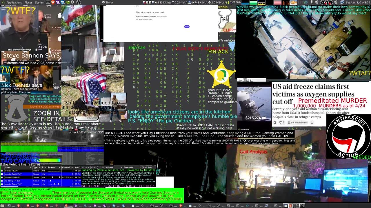 LIVE CAMS of ADHD Schizophrenic. Music Suno AI n - One News Page VIDEO