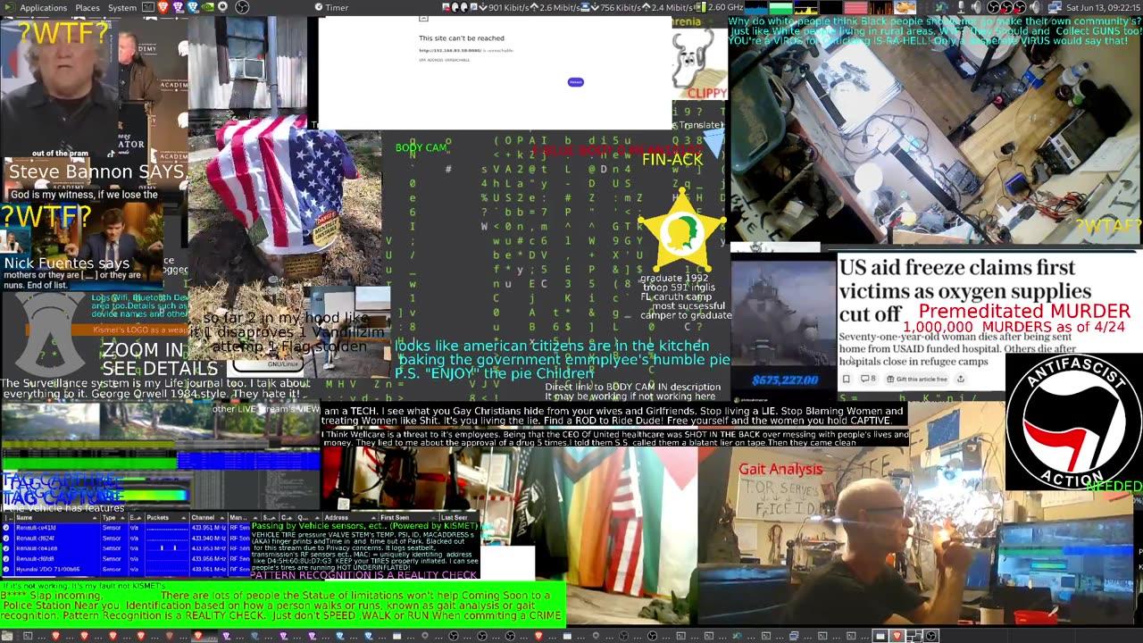 LIVE CAMS of ADHD Schizophrenic. Music Suno AI n - One News Page VIDEO